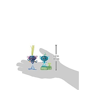 Trolls World Tour Techno Reef Bobble Set with 2 Figures, Movie-Inspired Toy, Poppy Character, Age 4+