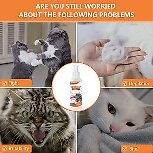Cat Repellent Indoor, Cat Spray Deterrent, All Natural Bitter Dog Repellent Spray,Natural Effective Prevent Scratching Stay Away from Restricted Areas for Pet Behavior Training Indoor and Outdoor Use