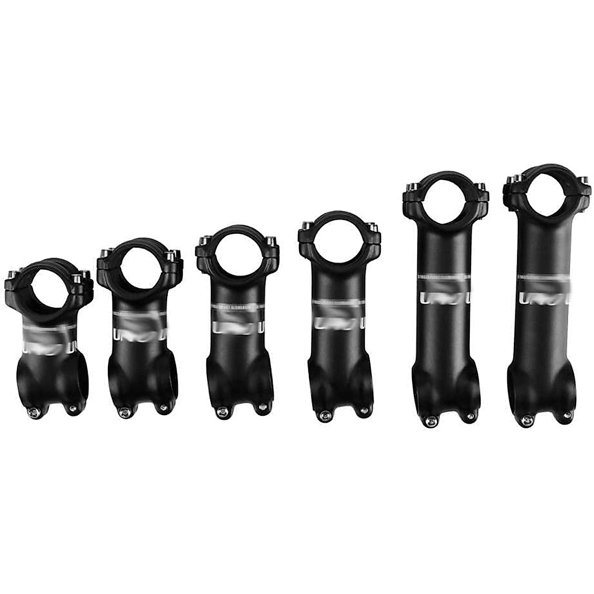 ZECHAO 31.8mm Bike Stem,Mountain Road Bike Stem Ultralight Stem Handlebar Stem 7 Degree 60/70/80/90/100/110/120/130mm Bike Stem Bike Stem (Color : Black, Size : 31.8x80mm)