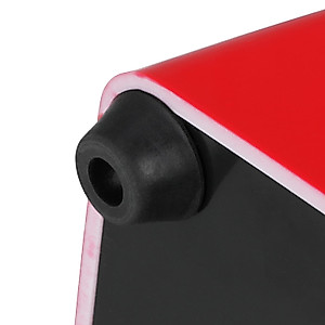 Lifancy Stained Glass Grinder, Portable Glass Grinder with 5/8" + 1" Replaceable Diamond Grinder Bit + Acrylic Bezel (110 V, 65 W,Red)