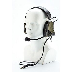 WishRing Z Tactical Comtac II Headset Airsoft HuntingActive Noise Canceling Military Z041, Camouflage, all size