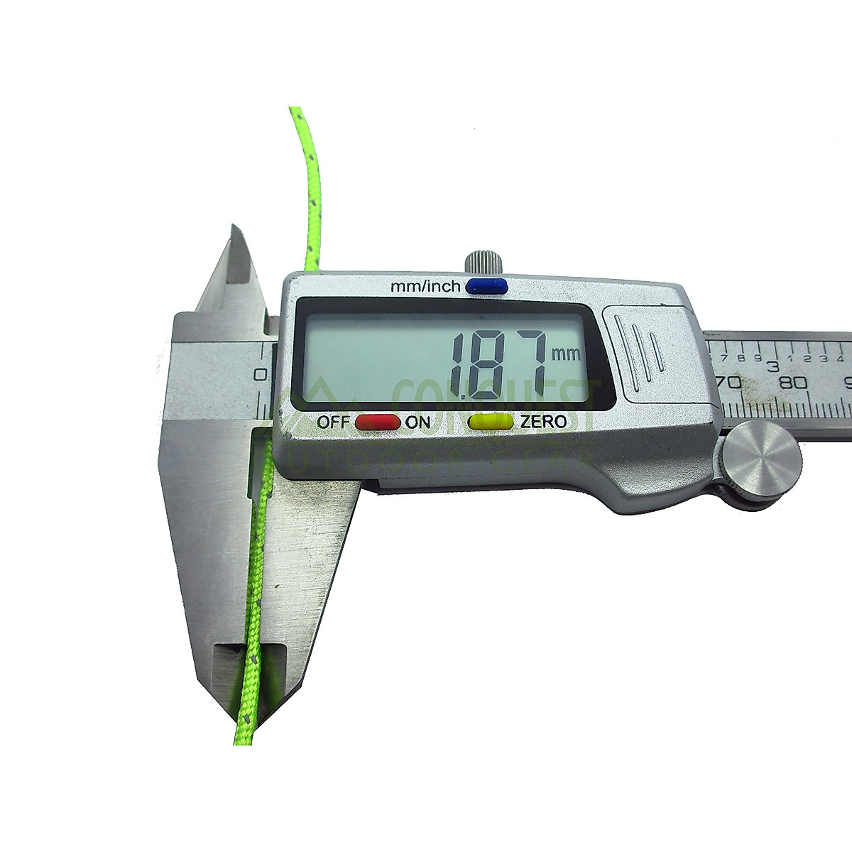 Ultra Light - 2mm Dyneema Tent Guy Guide Reflective Green Rope - 200kg Breaking Strain - Lengths in Meters - Suitable for sailing, dinghy, yachting, cruising, racing, kite surfing - 25 Meter