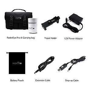 Ecosense RD200P RadonEye Pro, Certified Digital Radon Monitor for Professionals, Easy Report Generation, User Friendly App,Dashboard,Report All-in-One Package
