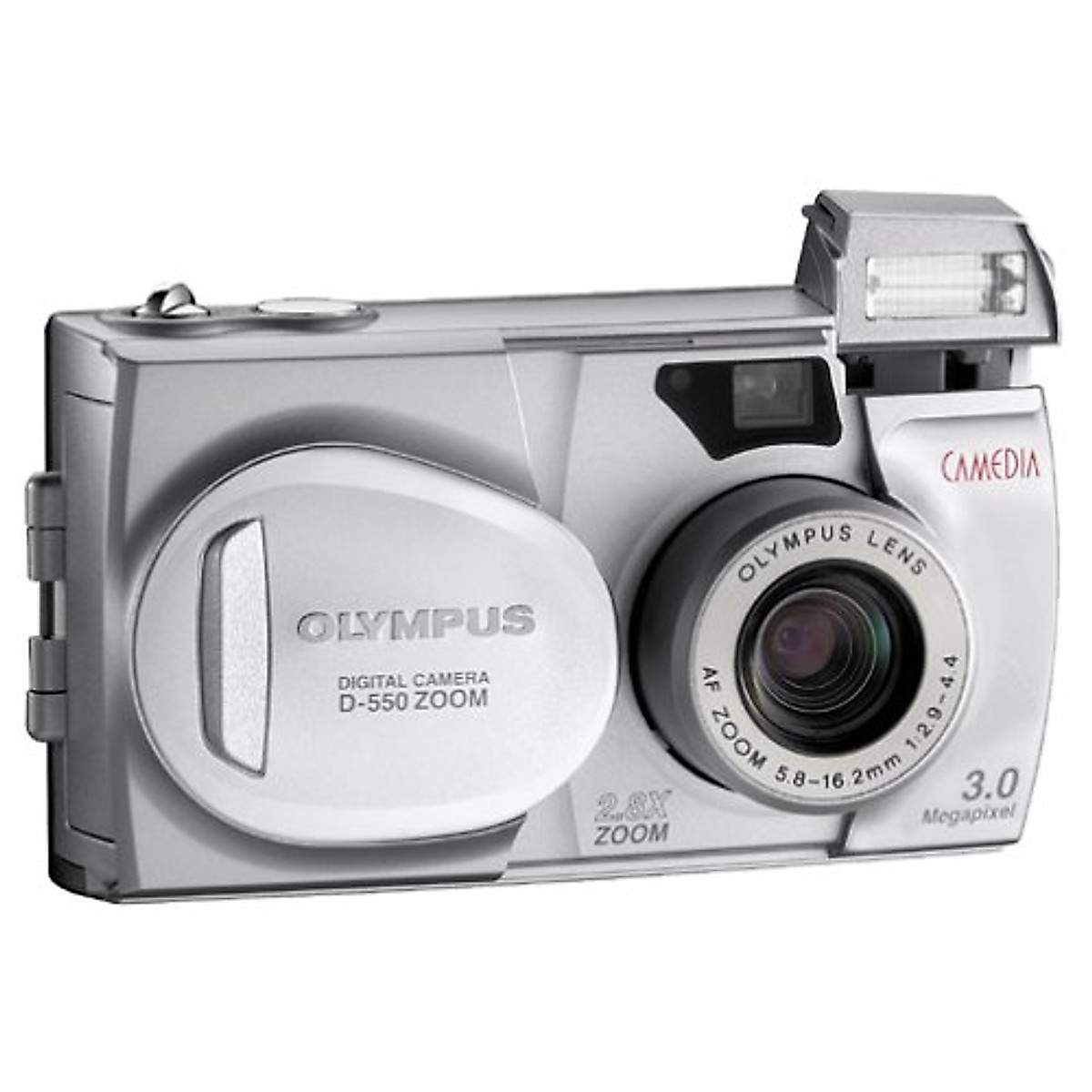 OM SYSTEM OLYMPUS Camedia D-550 3MP Digital Camera w/2.8x Optical Zoom