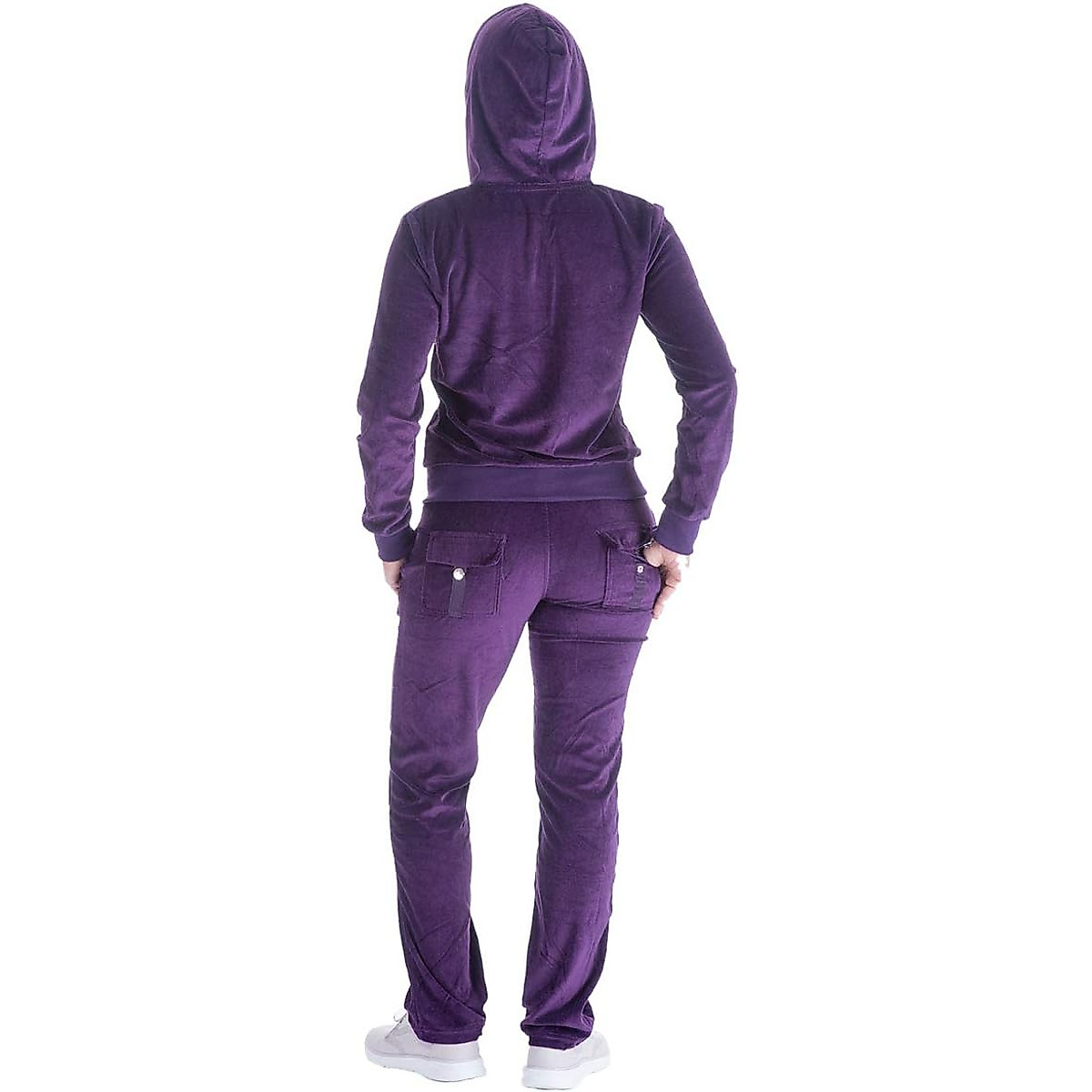 Yasumond Velour Tracksuit Womens 2 Pieces Joggers Outfits Jogging Sweatsuits Set Soft Sports Sweat Suits Pants