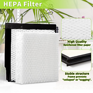 1040 Essick Humidifier Wick Filter for AIRCARE Air Humidifier B23 DP3 B40 B40-C 3D6-100 5D6-700 7D6-100 B23-710 B23-810 D46-720 CM330 500 700 3000 Series Fit MoistAir Models: MA-0300 MA-0500-4 Pack