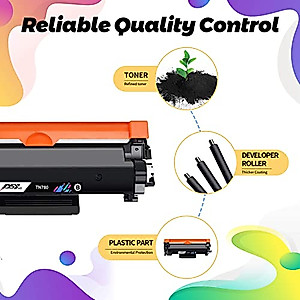 DSY360 Compatible Toner Cartridge Replacement for Brother TN760 TN-760 TN730 TN-730 to Use with Brother MFC-L2350DW MF-L2710DW MFC-L2750DW DCP-L2550D HL-L2370DW Printer (Black, 2-Pack)