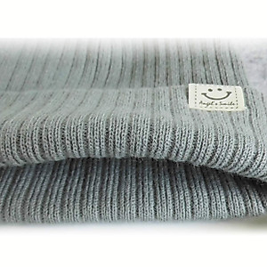 Kingrol 3 Pack Baby Knitted Beanie Hats, Cute Soft Warm Knit Caps for Baby, Girls and Boys, 0-3 Years