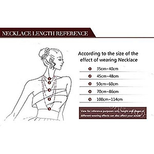 TIDOO Crown Jewelry Womens Queen and Pendant Necklace 3 Lays Rose Gold/Platinum Plated With Austrain Crystals