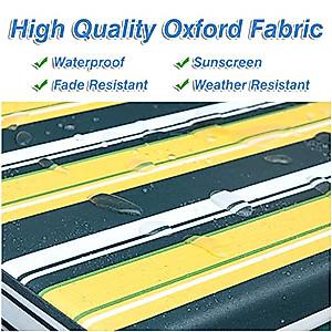 RCDPK Custom Outdoor Bench Cushion,Garden Bench Pads - Waterproof, Sunscreen,Fade Resistant, Personalized Size Bench Furniture Cushion for Garden Patio Terrace Cushion,Rocking Chair Cushion