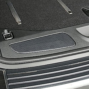 SIDMILE Rear Trunk Cover Trim Sticker Compatible with 2011-2020 Grand Cherokee Carbon Fiber Interior Trunk Accessories 2PCS