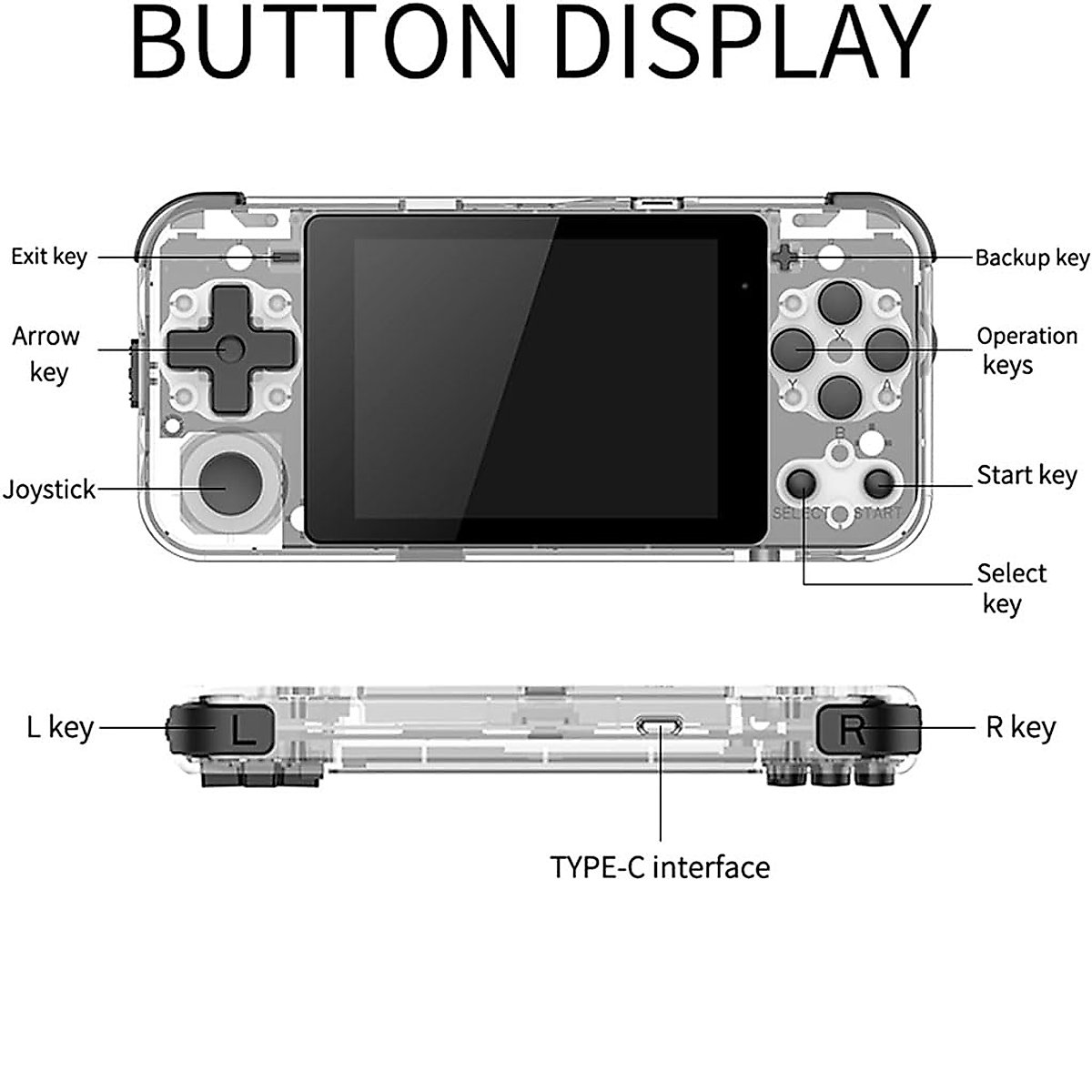 OPENDINGUX OPEN SOURCE CONSOLE LDK game 2.7inch Screen Mini Handheld Children and Family Retro Games Console