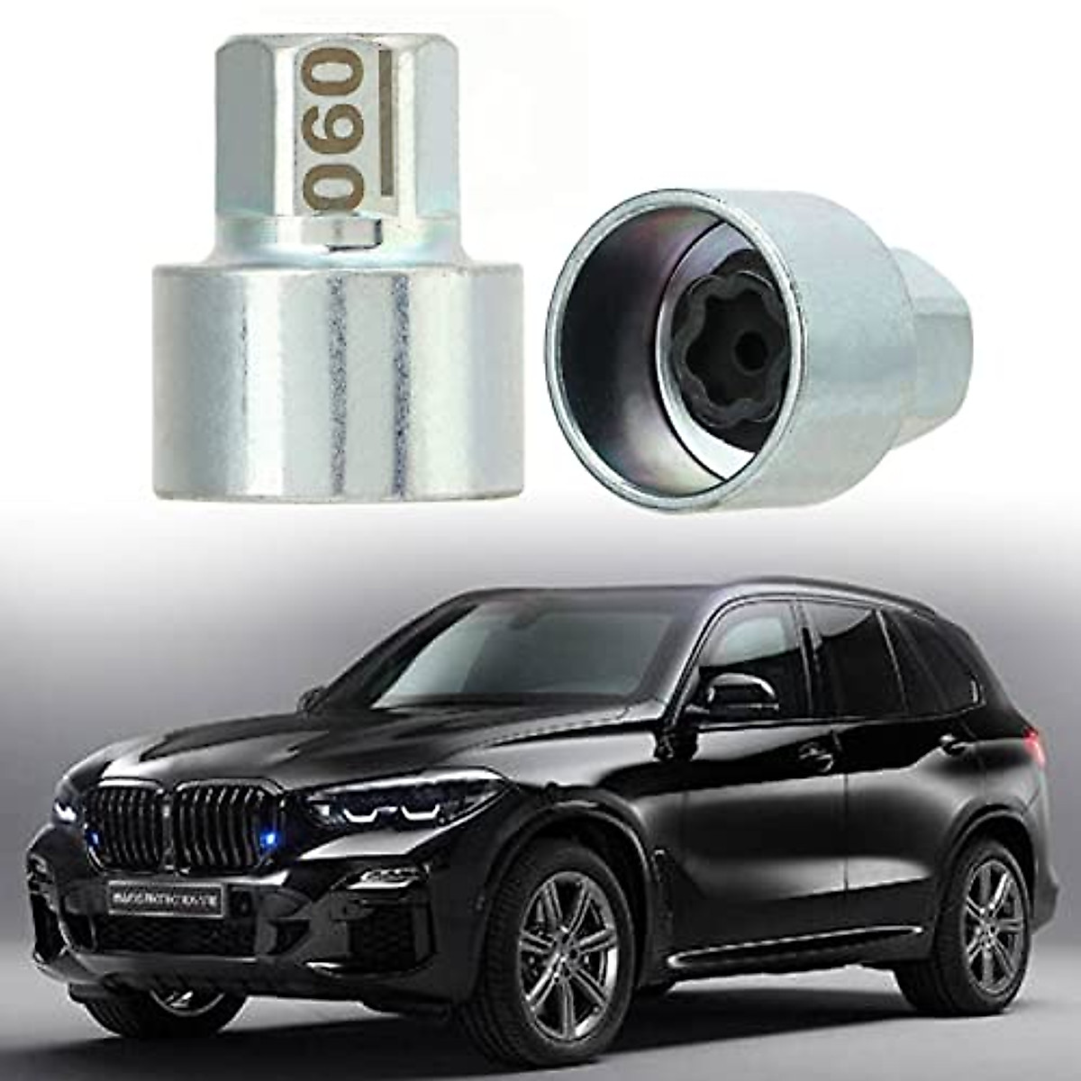 Wheel Lock Key Anti Theft Lugnut Socket Replacement for 1 3 5 6 7Series X1 X2 X3 X4 X5 X6 Z4 (060)