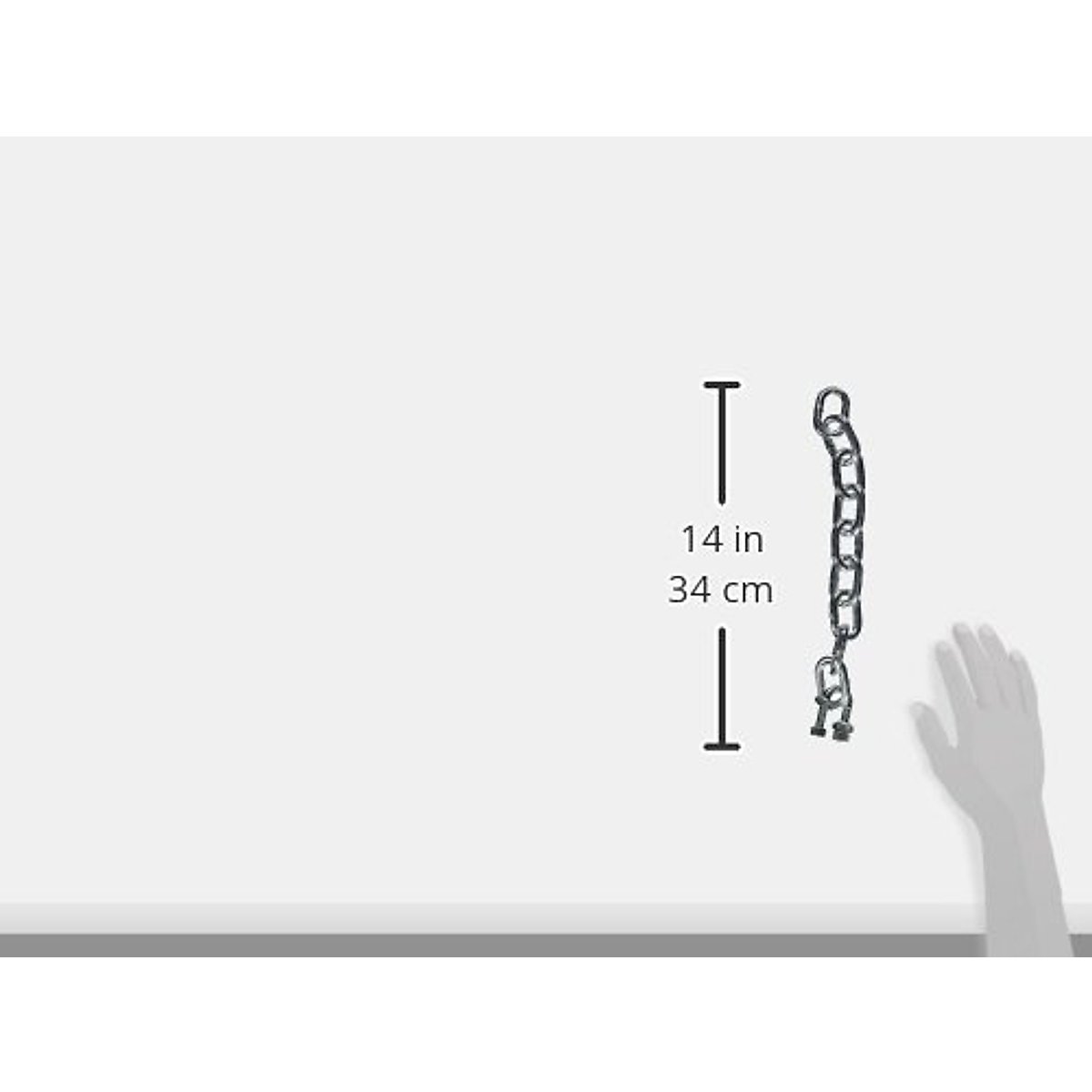 Replacement Part, Weight Distribution Chain Kit (Includes: (1) Chain w/9 Links, (2) Flat Washers 3/8 in., (2) Locknuts 3/8 in.-16 Grade 2 & (1) U-Bolts 3/8 in. -16 x 1-1/2 in. x 1/2 in.)