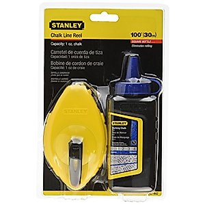 STANLEY Chalk Line, Reel with Blue Chalk (47-442)