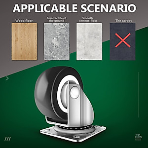 Furniture Mover Dolly with Lifter, 4 Wheel Furniture Dolly 800 LB Load Capacity, 360° Rotation Wheels Moving Dolly,Furniture Lifters for Heavy Furniture,Moving System Roller Set.（Green）