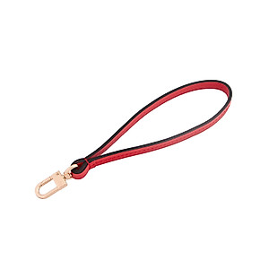 Hands-Free Wristlet Replacement Strap for Pochette Wallet and Clutch (red)