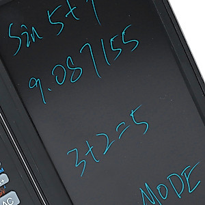 Scientific Calculator for Mini Office Display Examination Accounting Black 6 Inch Handwriting Tablet LCD Handwriting Petite Calligraphy Writing Scientific