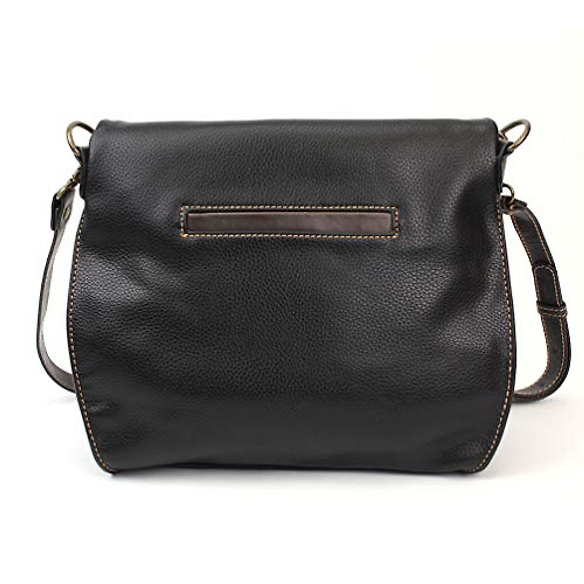 Chala Charming Black Crossbody Bag With Flap Top and Zipper or Shoulder Handbag (Mini Black Cat)