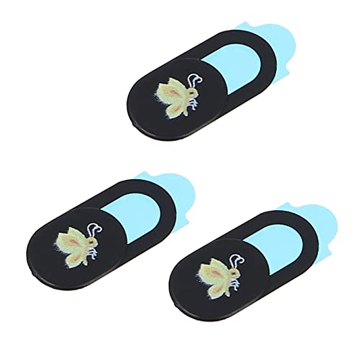 SOLUSTRE Computer Camera 9 Pcs Plastic Webcam Webcam Cover Web Camera Cover Webcam Cover Slide Cover Cartoon Computers Laptops