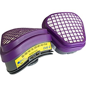 GVS SPR474 Elipse OV/AG-P100 Replacement Filters, Both Small/Medium and Medium/Large