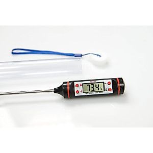 Generic TP101 Convenient Digital Food Thermometer with LCD Display (Black)