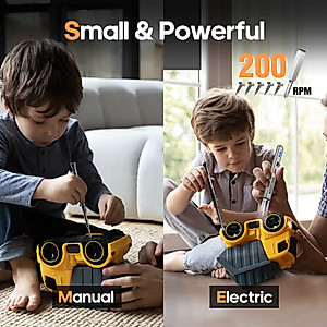 AM ARROWMAX Electric Screwdriver, 102 in 1 Precision Screwdriver Set w/ 96 Magnetic Bits, Red Dot, IF Winning Design, Rechargeable Mini Cordless Screwdriver for Phone, Laptop, Watch, RC (Space Grey)