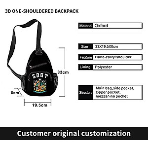 Wilbur Soot Merch Backpack Oxford School Bag Teenager Child Bag Travel Backpack (1)