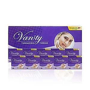 Vanity Eyebrow Threading 10 Spool x 300 Meter Extra Soft Strong