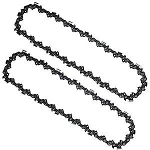 Opuladuo 2PC 8 Inch Replacement Chain for RYOBI P4360 RY43160 P4361, 8 in. Pole Saw Chain for WORX WG349.9 WG349-3/8" - .043" - 33 DL