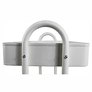 MaxWorks 50175 3-Tier Metal Rolling Utility Cart Heavy Duty Storage with Wheels