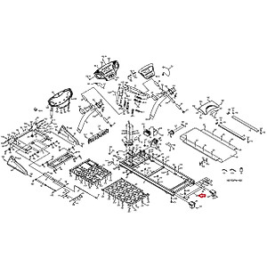 H.F Exchange - Treadmill Rear Back Idler Take-up Roller - Conveyor Roller for Perfect Belt Tension & Smooth Running - Easy Installation Compatible with Treadmill P/N k140002-z3 Model WF80