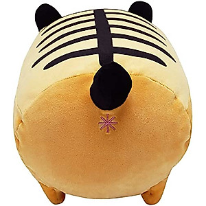 Onsoyours Cute Plush Tiger Doll Stuffed Fluffy Tiger Plush Toy Soft Animal Plush Pillow for Kids (Brown Tiger, 13.7")