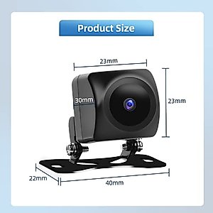 AHD Backup Camera for Car, Rearview Reversing Camera HD Night Version Waterproof, Upgraded 1080P Wide Angle Rear View Camera for Universal Car SUV RV