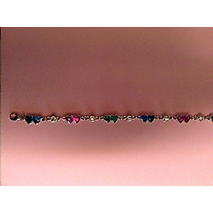 SHELL OF THE SEA, DOUBLE HEART PAUA SHELL & CZ STONE INLAYED BRACELETS