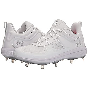 Under Armour Women's Glyde MT, White (100)/White, 8.5 M US