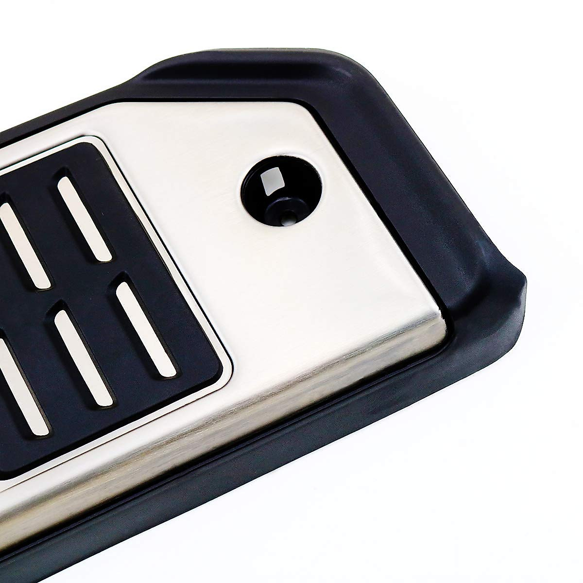 MYMOCCY Gas Accelerator Brake Footrest Pedal Cover Compatible for Q7 Q8 2017-2024, Compatible for Porsche Cayenne 2020-2024, Compatible for Touareg 2019-2024 Accessories No Drill