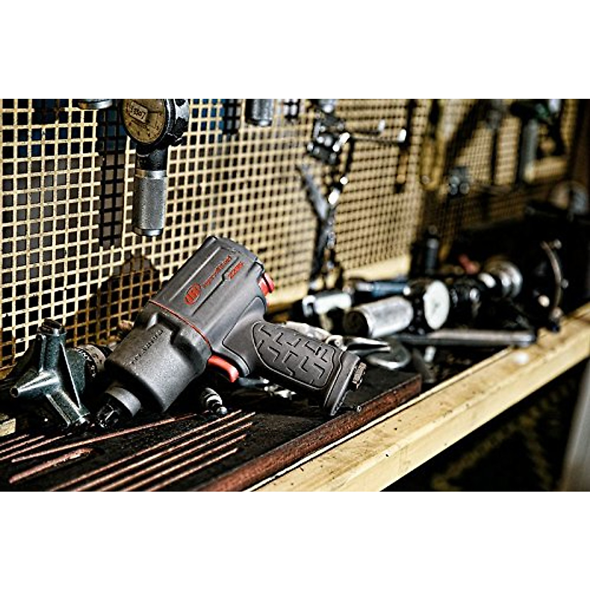 Ingersoll Rand 2235TiMAX 1/2” Drive Air Impact Wrench – Lightweight 4.6 lb Design, Powerful Torque Output Up to 1,350 ft-lbs, Titanium Hammer Case, Max Control, Gray