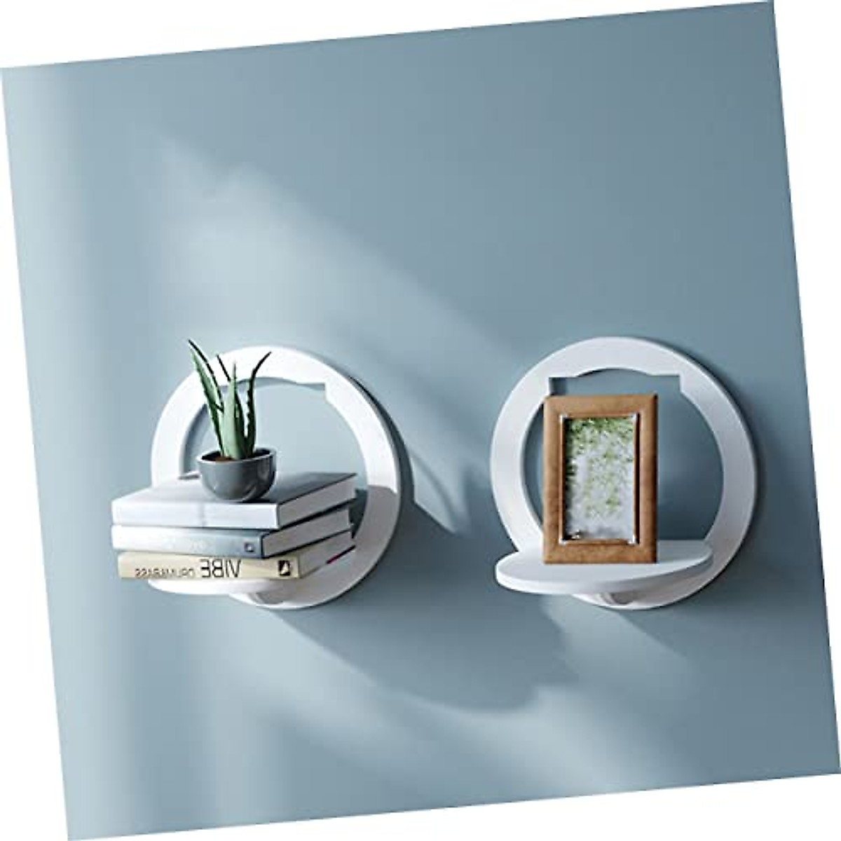 Garneck 3pcs File Cabinets for Home Office Laundry Room Shelves Kitchen Shelf Flower Pot Shelf Display Plant Pot Shelf Kitchen Wall Shelf Tv Table Wood-Based Panel White Cosmetic Tv Wall