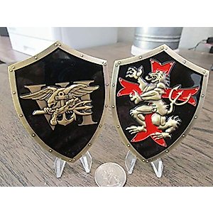 Seal Team Six Gold Squadron NSWDG Navy Seal Team VI DEVGRU Challenge Coin