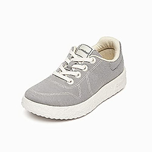 LE MOUTON Mate Merino Wool Comfortable Walking Shoes Grey 280mm | Platform Shoes for Men and Women | Eco-Conscious Lightweight Sneakers | Fashion Sneakers