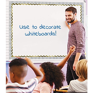 Carson Dellosa Silver Sparkle Borders (108098)