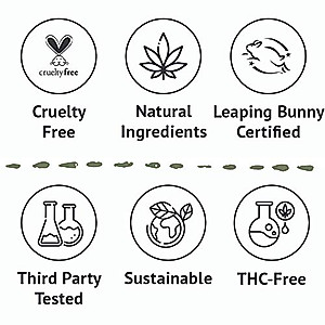 Premium Hemp Extract Daily Earthly Body Intensive Topical Cream - Great Rub for Skin, Muscles, Knees, Joints, Back, Neck and Shoulder - Organic Ingredients | 1.7 Ounces (Lavender, Pack of 1)