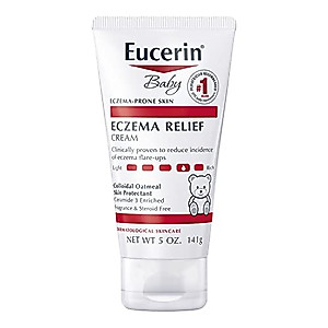 Eucerin Baby Eczema Relief Body Cream - Steroid & Fragrance Free for 3+ Months of Age - 5 oz. Tube