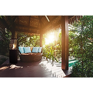 Planika Lighthouse Outdoor Patio Heater Propane Outdoor Fireplace for Patio Propane Fire Pit for Outside Heater Outdoor Gas Heaters for Patio Commercial