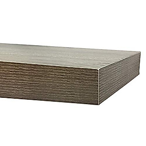 InPlace Shelving Lewis Hyman 9602042E Floating Shelf with Invisible Brackets, 47.24", Gray Oak