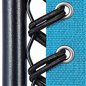Replacement Elastic Cord Laces for Zero Gravity Chair, 4 Cords Black Anti Gravity Chair Universal Replacement Recliner Repair Tool Kit for Outdoor Lounge Chair, Bungee Garden Lawn Patio Chairs