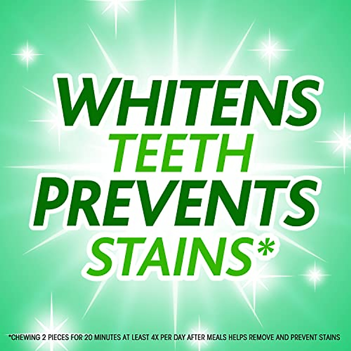 Trident White Spearmint Sugar Free Gum, 4 Bottles of 60 Pieces (240 Total Pieces)