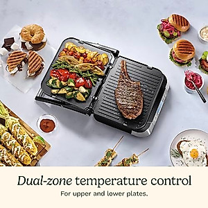 Cuisinart GR-6S Contact Griddler with Smoke-Less Mode