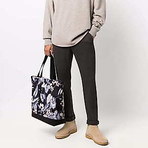 KALIDI Canvas Tote Bags Casual Shoulder Handbags Purse Geometric Patterns Crossbody Work Bag for Women, Pink